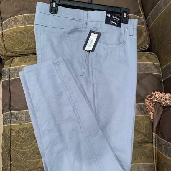 Daniel Cremieux | Pants | Cremieux Linen Blend Pant In Dusty Blue | Poshmark